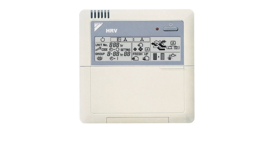 DAIKIN BRC301B61 VAM fali szabályzó, de a BRC1D52 jobb - TARTOZÉK